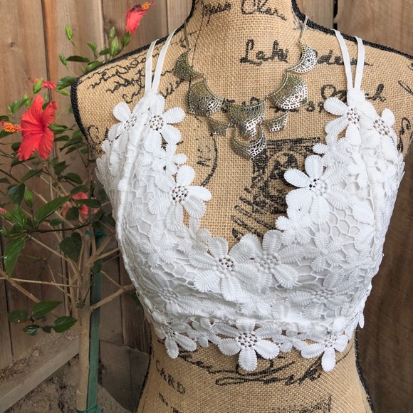Intimates & Sleepwear | Daisy Criss Cross Bralette Adjustable Straps ...